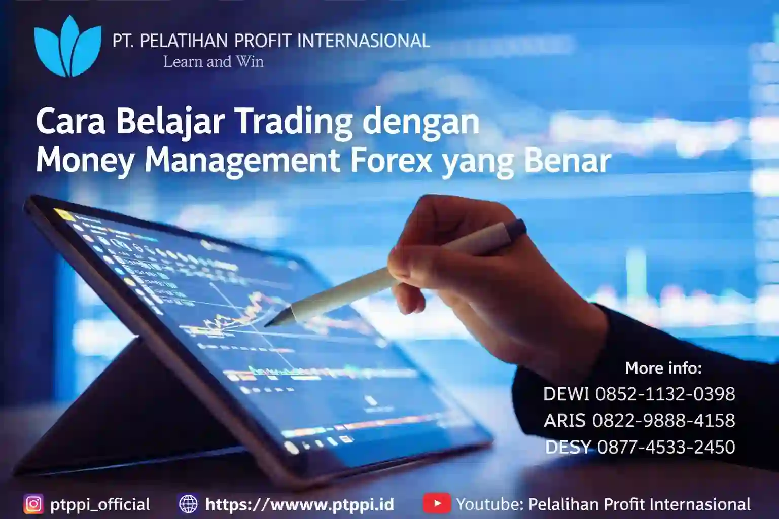 Cara Belajar Trading | Money Management Forex yang Benar | PT Pelatihan ...
